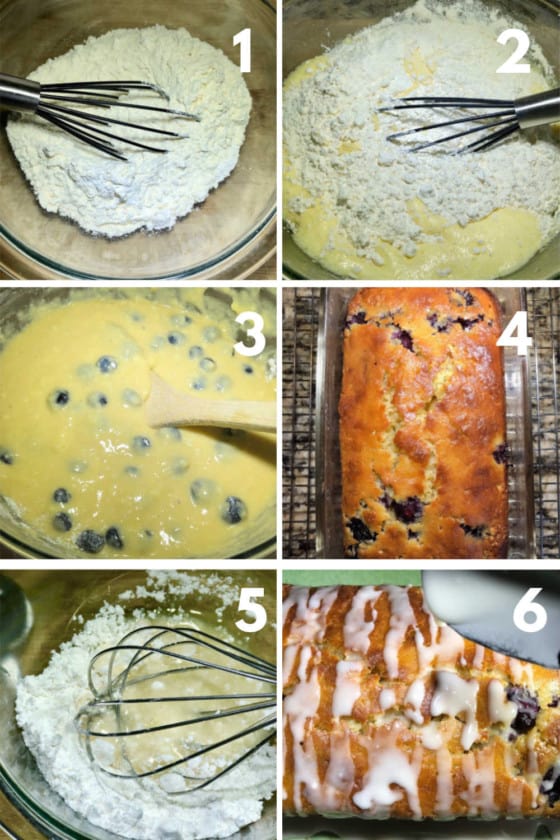 Easy Blueberry Lemon Pound Cake - Pesto for Pennies
