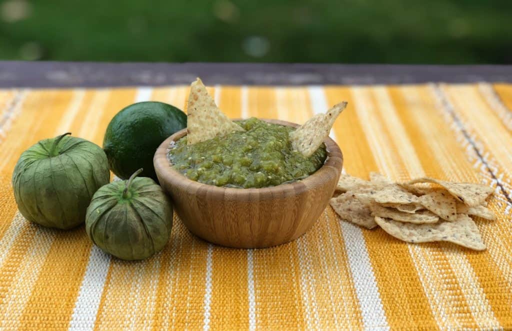 Homemade Easy Roasted Tomatillo Salsa Verde Recipe-Pesto for Pennies