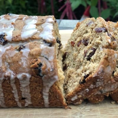 Homemade Rum Raisin Zucchini Quick Bread - Pesto for Pennies