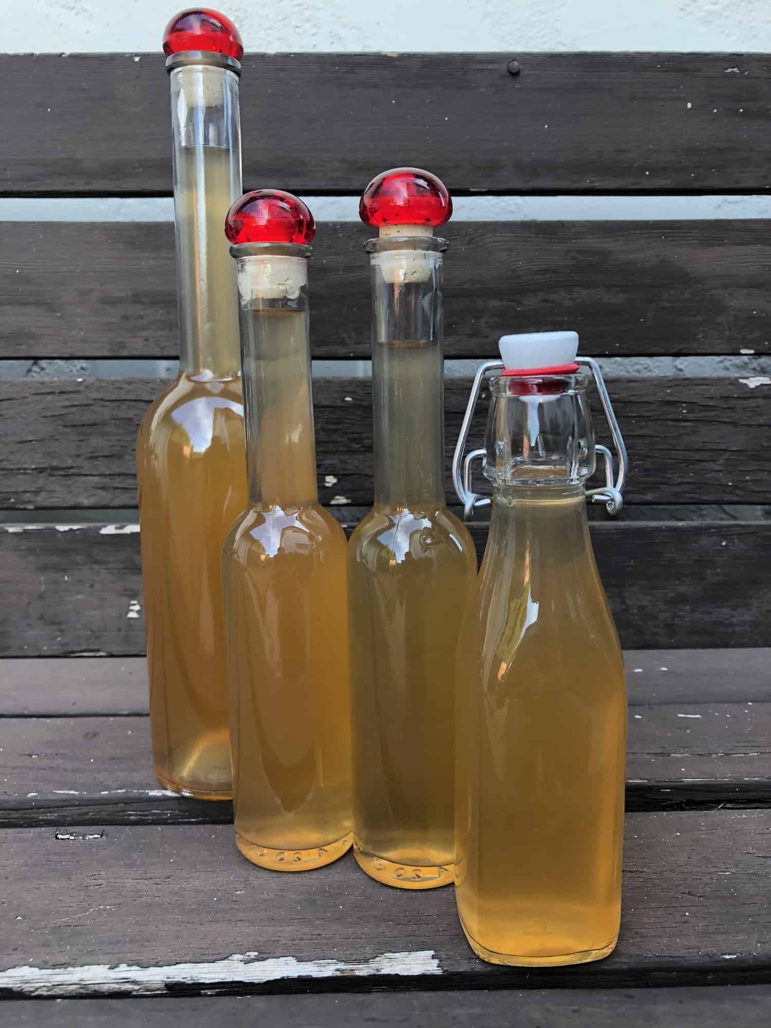 Homemade Poached Pear Liqueur - Pesto for Pennies